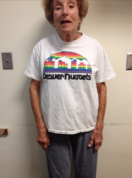 The Denver Nuggets' rainbow skyline jerseys are back for one night ...