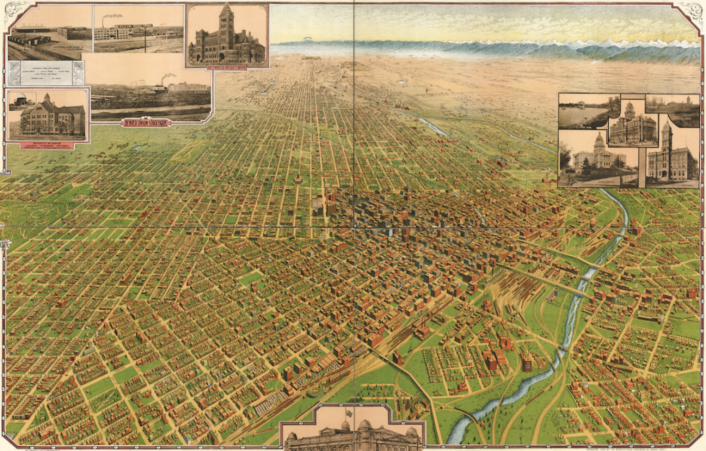History in color: Find your Denver neighborhood on the Google Maps of ...