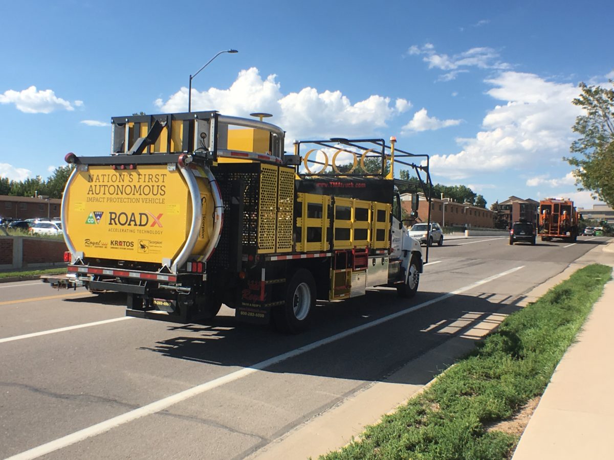 Colorado deploys driverless truck that's meant to absorb crashing cars ...