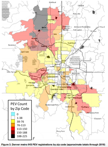 Niwot really, really loves electric vehicles, according to this new map ...