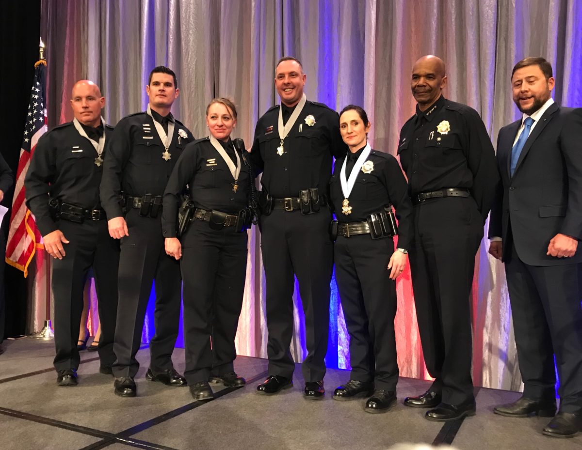 Denver cop wounded responding to a call is the first woman to earn ...