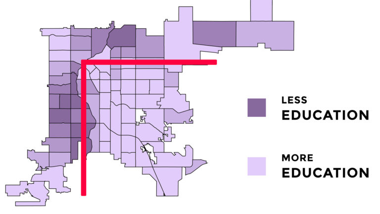 This shape explains Denver's past, present and likely its future ...