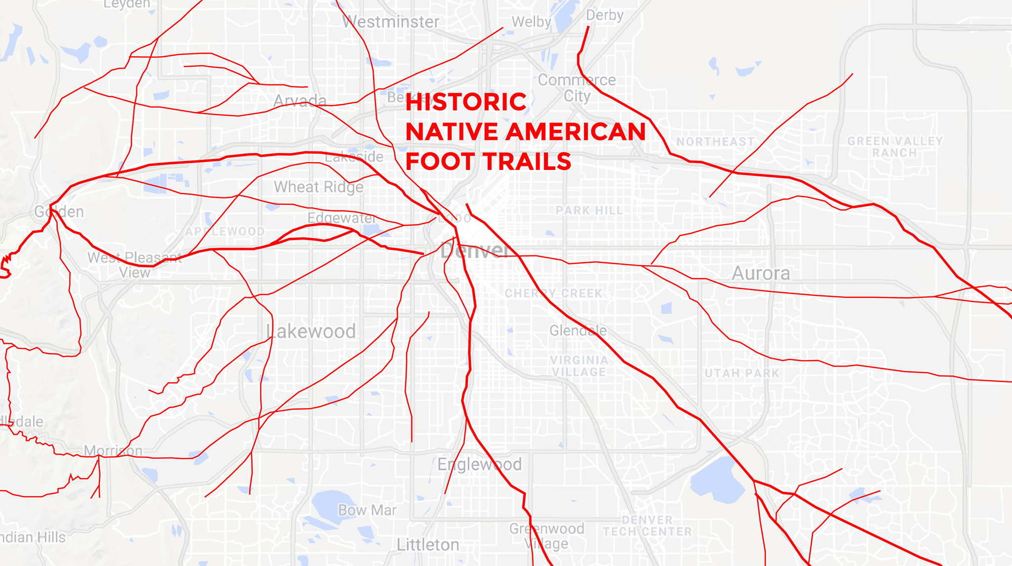 This is what thousands of years of Denver traffic looks like