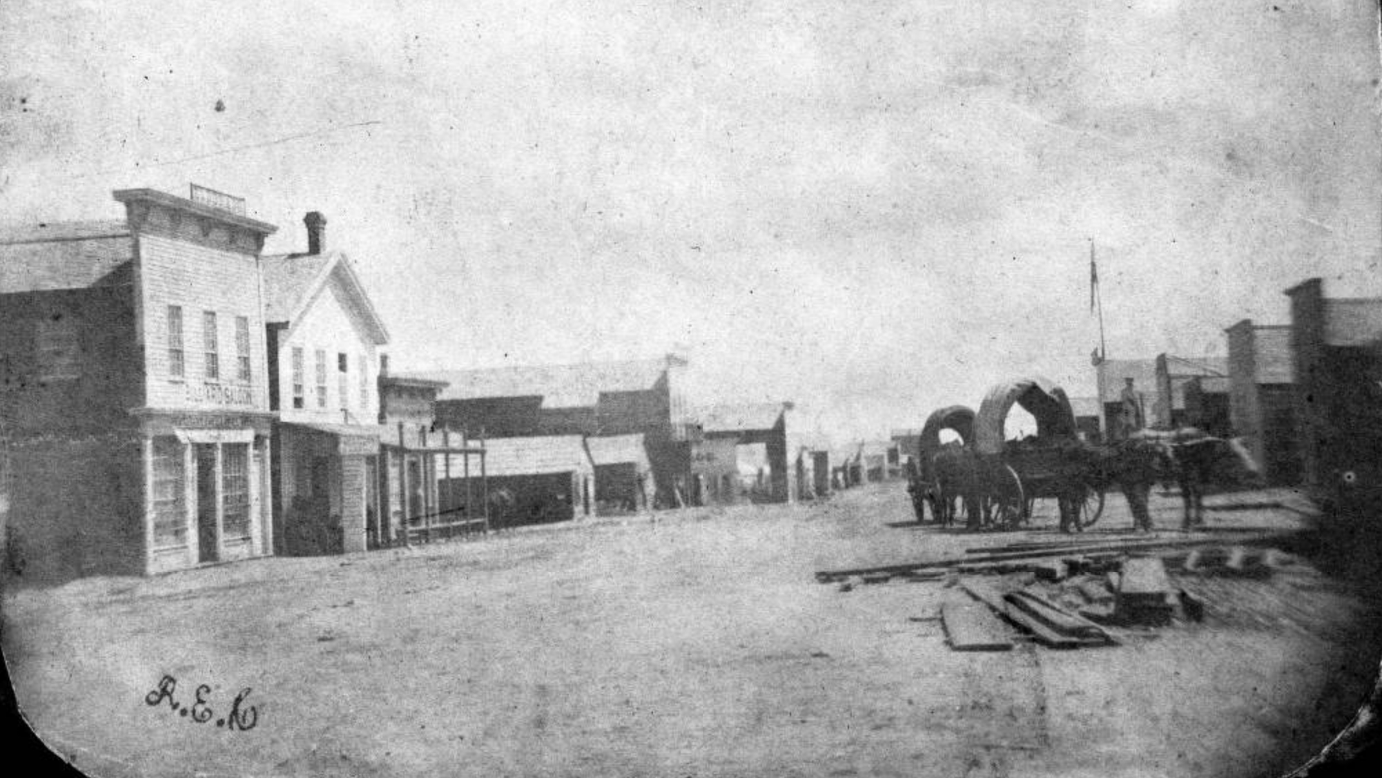 This is probably the earliest photo of Denver, probably taken at ...