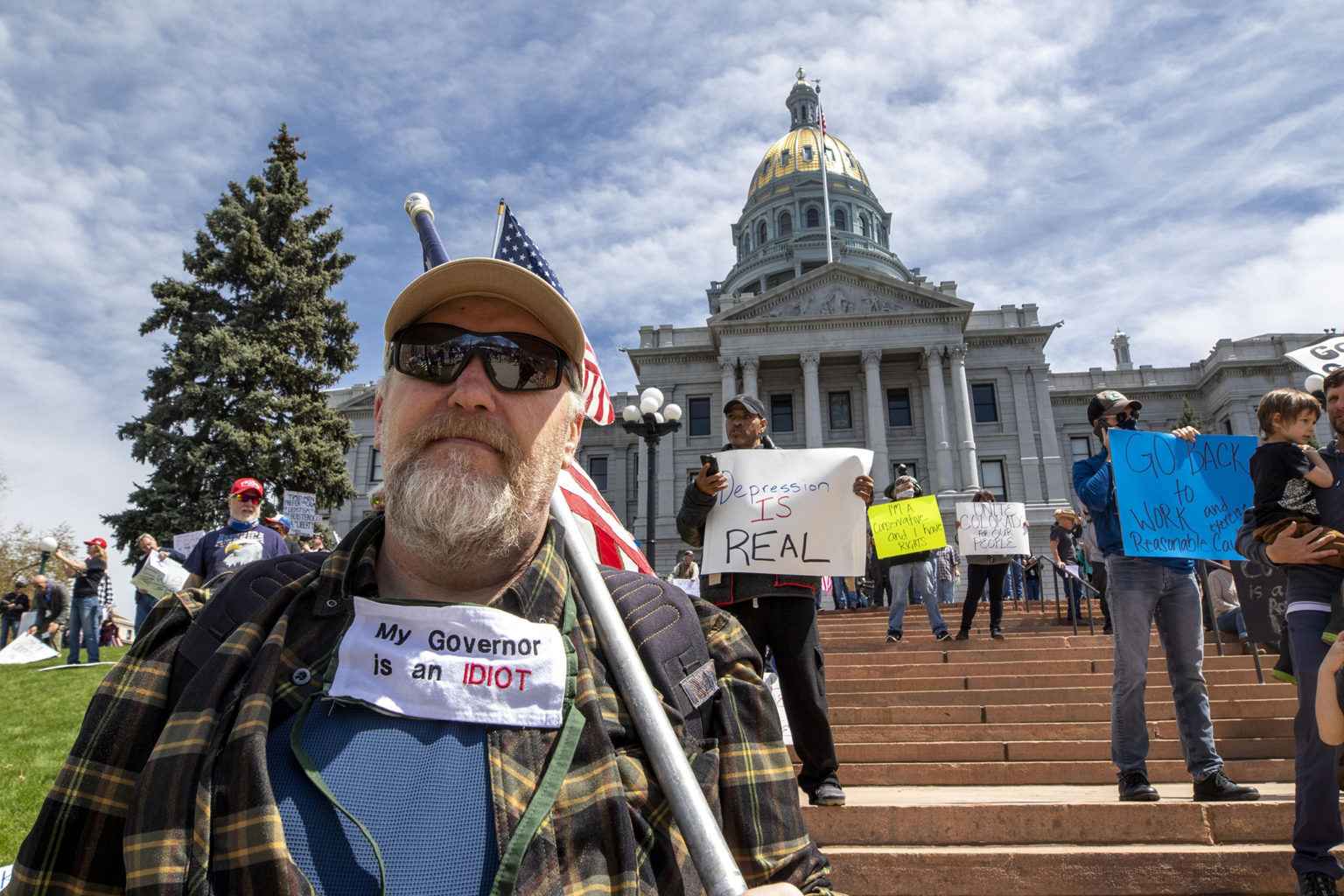 'Operation Gridlock' protest against Colorado stay-home order brings ...