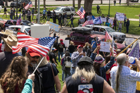 'Operation Gridlock' protest against Colorado stay-home order brings ...