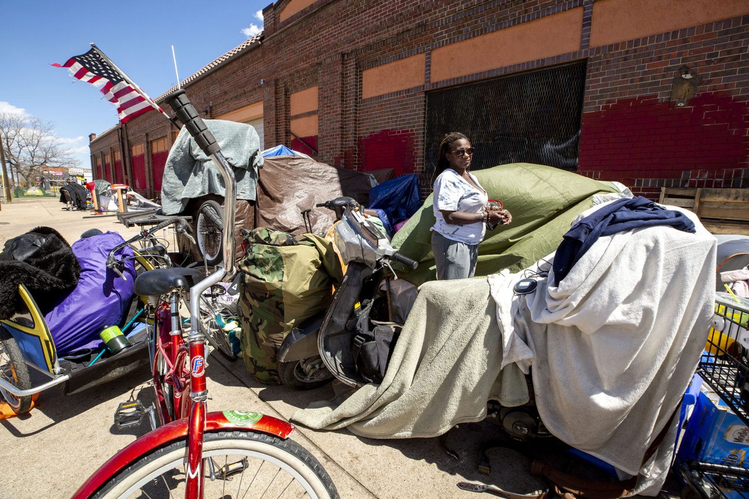 Residents of downtown Denver homeless encampment brace for a sweep ...