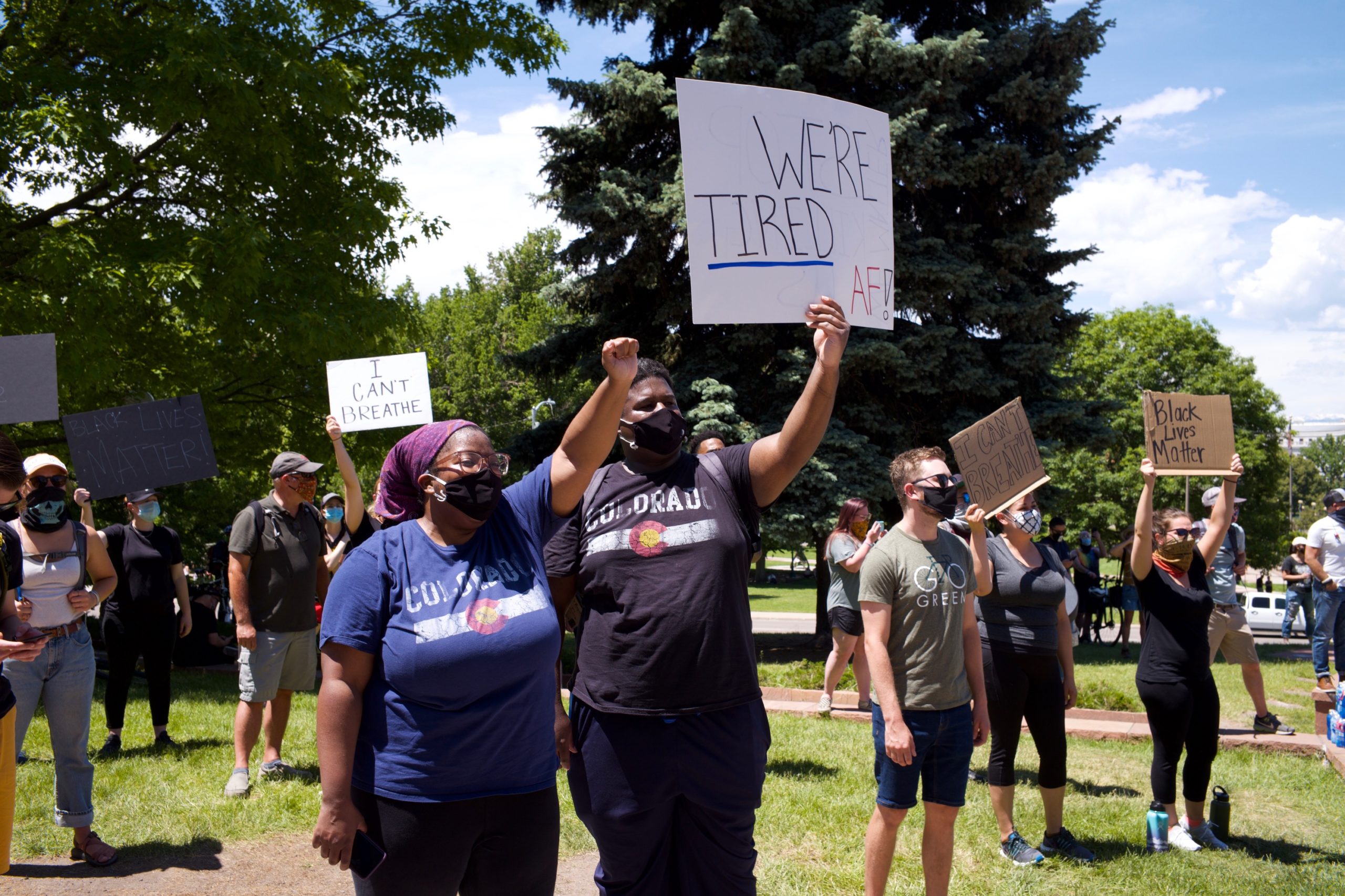 Sunday Denver protest marches through downtown for hours: 'We shouldn't ...