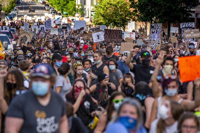 Huge crowd marches through Denver as protests prompt legislative action ...