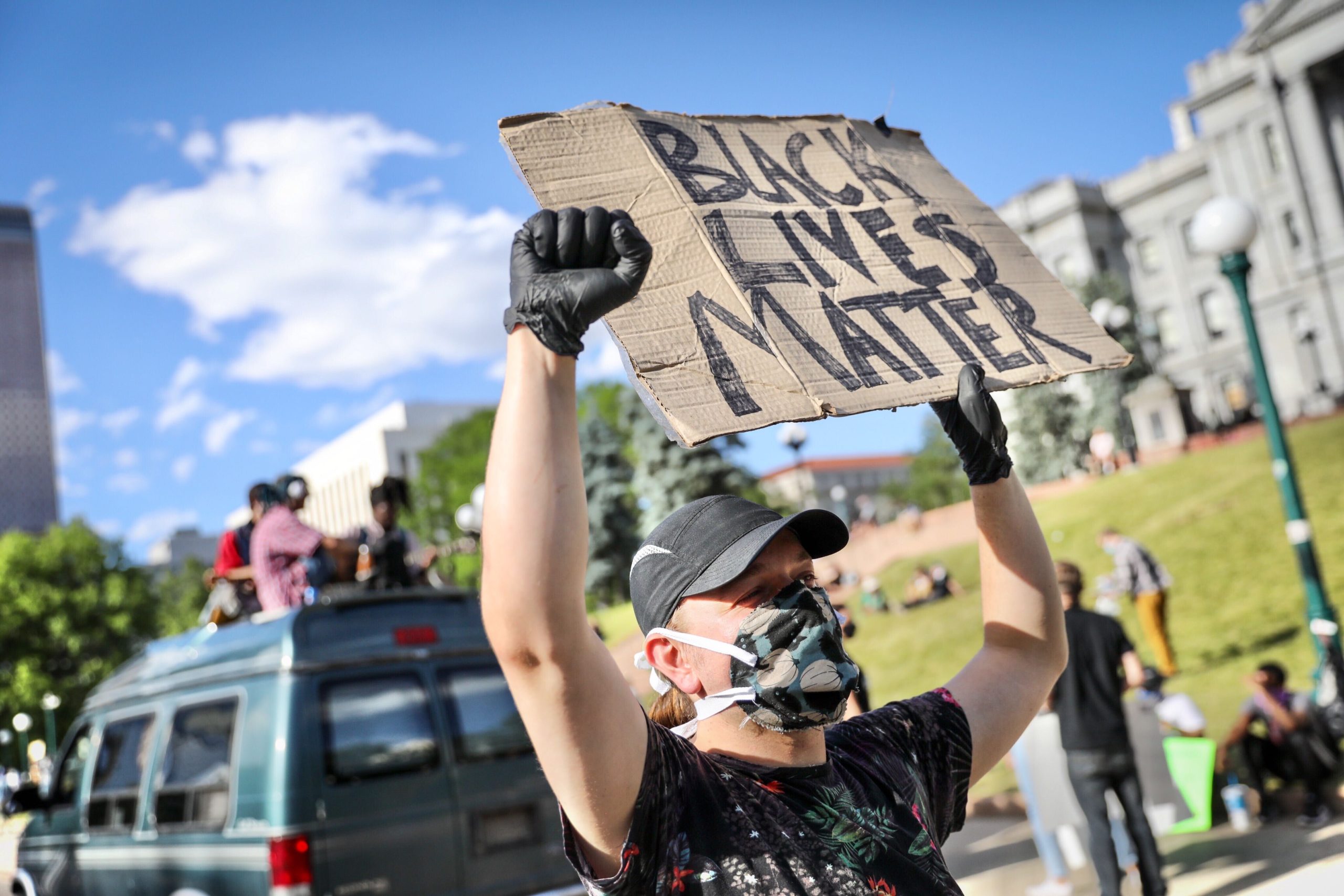 Protests against racism and police brutality continue in Denver on ...