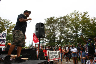 Terrance Roberts used to be in a gang. Now he's organizing protests ...
