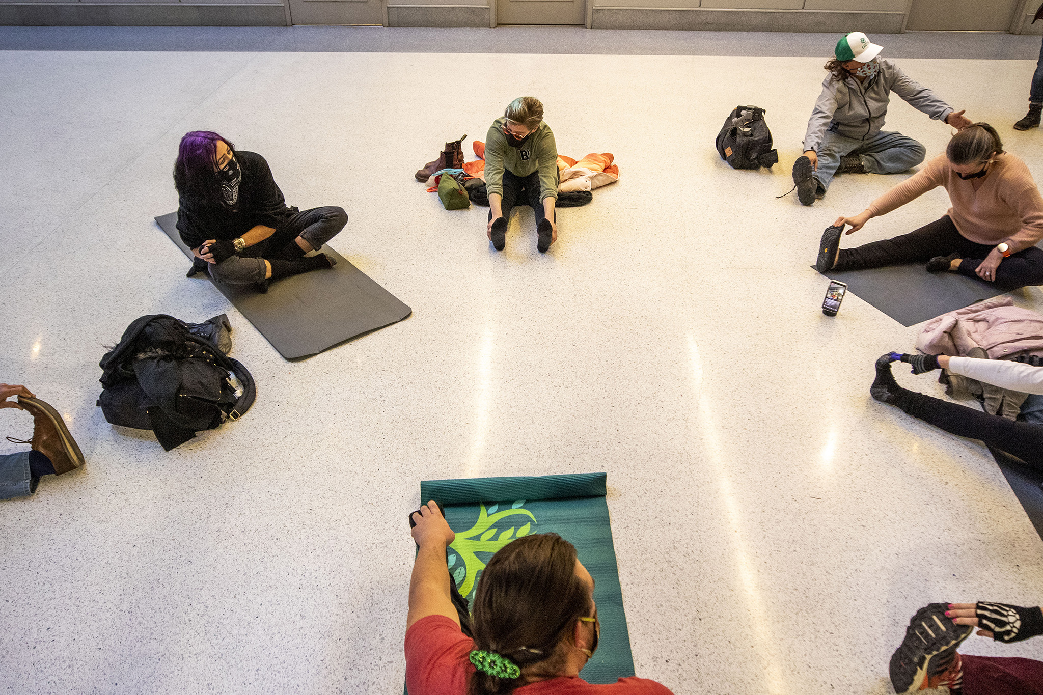 After RTD banned sitting, lying, and eating at Union Station, activists ...