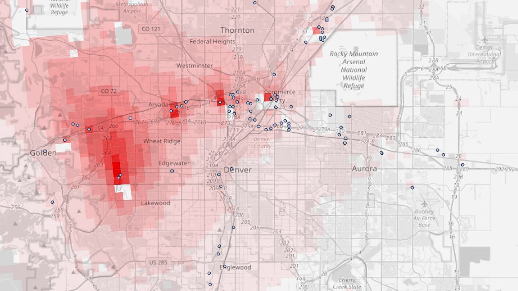 EPA maps offer an intimate look at toxic releases around Denver ...