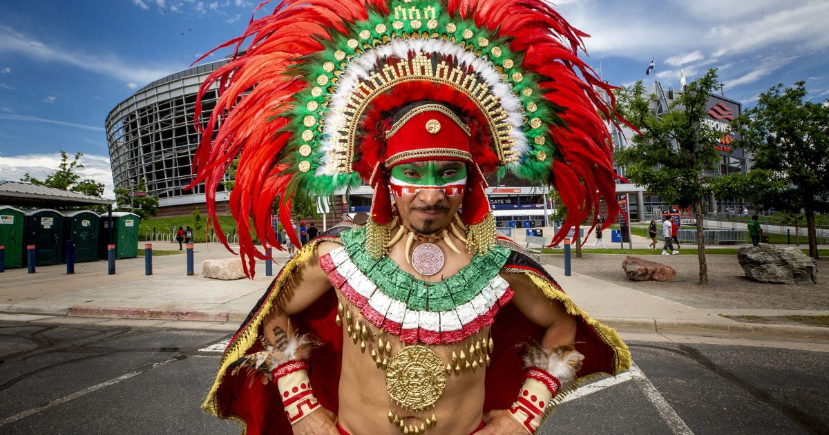Traditional Aztec Face Paint