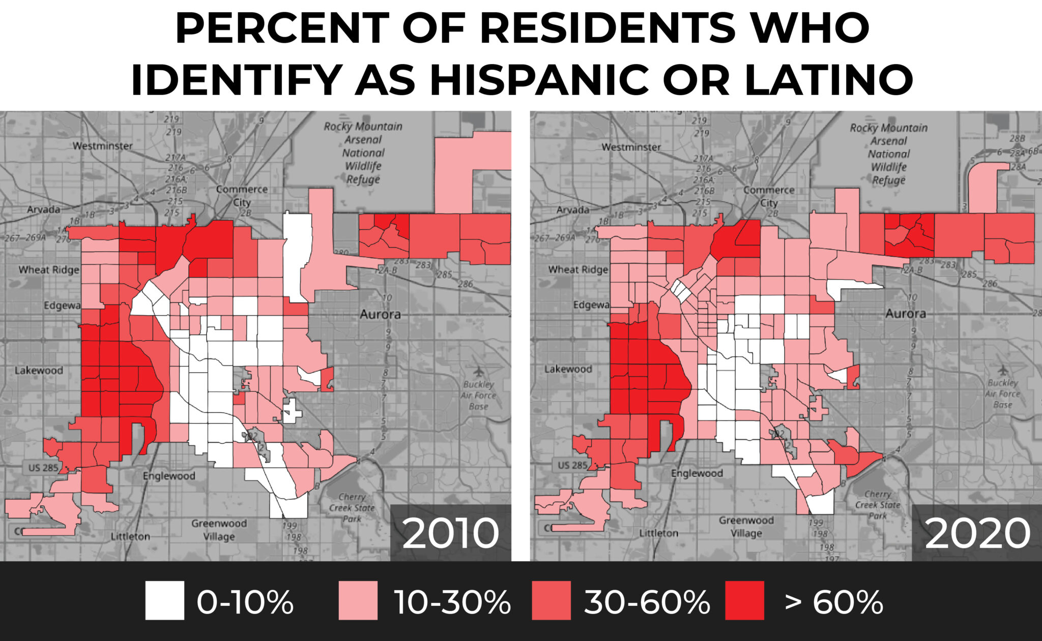 Denver maps show neighborhood changes, new (and sometimes empty) homes ...