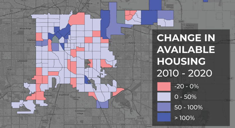 Denver maps show neighborhood changes, new (and sometimes empty) homes ...