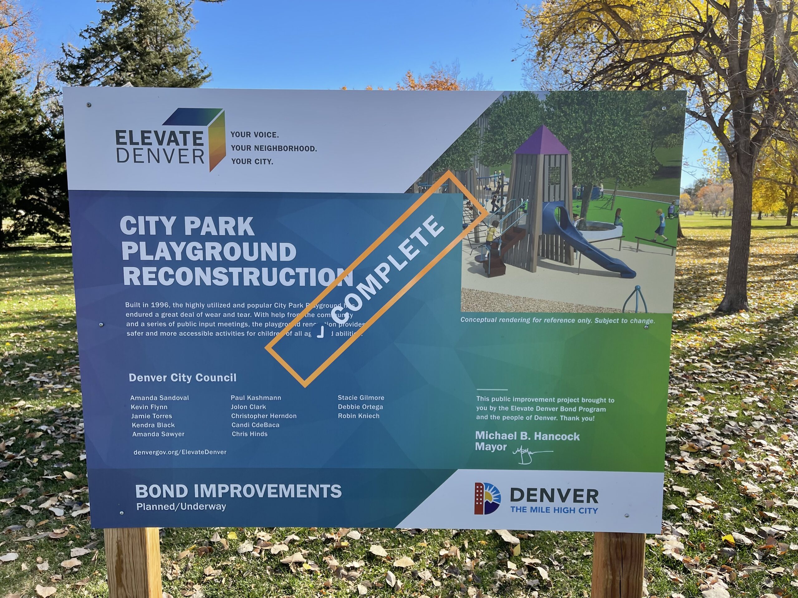 Denver quietly changes Dustin Redd Park to City Park Playground ...