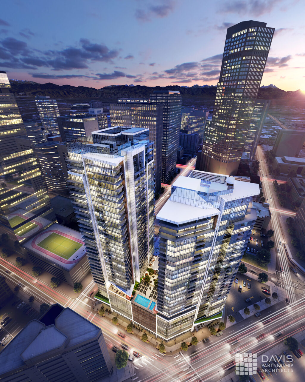 New rendering of the Amacon towers (old Shelby site) - ready to being ...