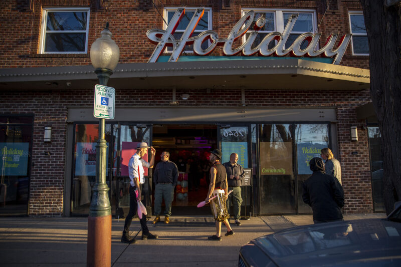 Take a look inside the historic Holiday Theater, host to the MCA's new ...