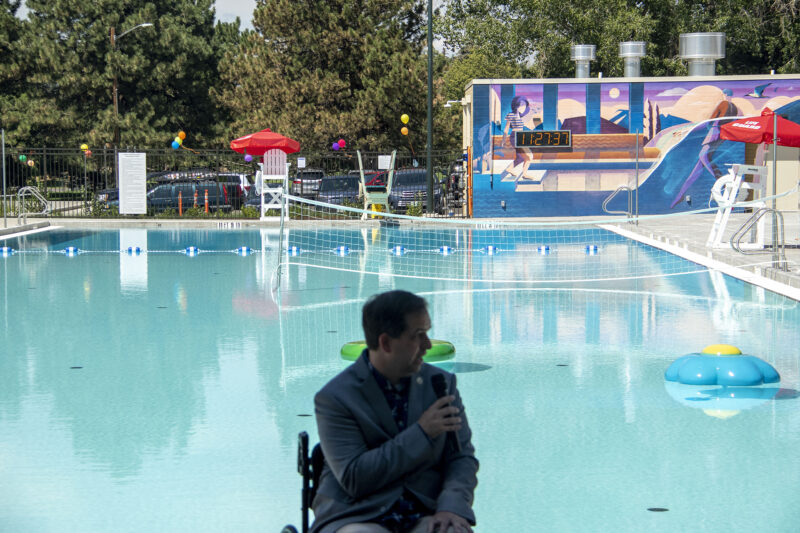 Politicians threw a bash to splash at the new Congress Park Pool, but ...