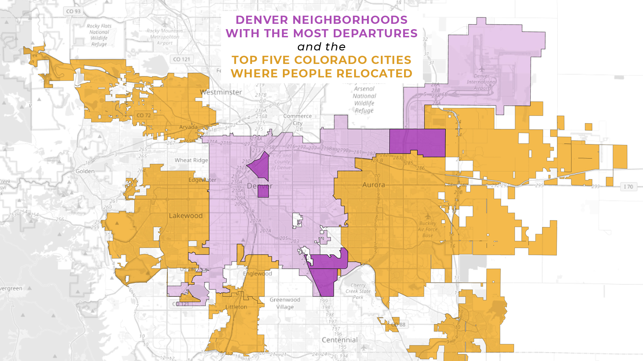 Here's where people have been going when they can't afford Denver ...