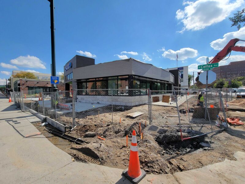 Here's what the old Denver Diner building on West Colfax looks like now ...