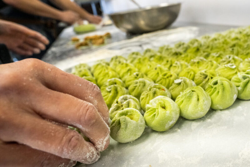 Inside the Yuan Wonton prep kitchen with Chef Penelope Wong as Mile ...