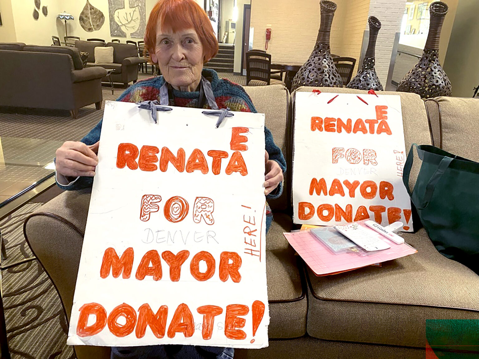 Mayoral candidate Renate Behrens doesn't have a website, but she does ...
