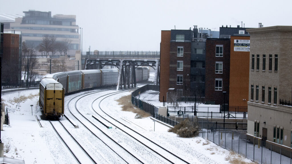 What risks do the freight railroads running through Denver pose to ...