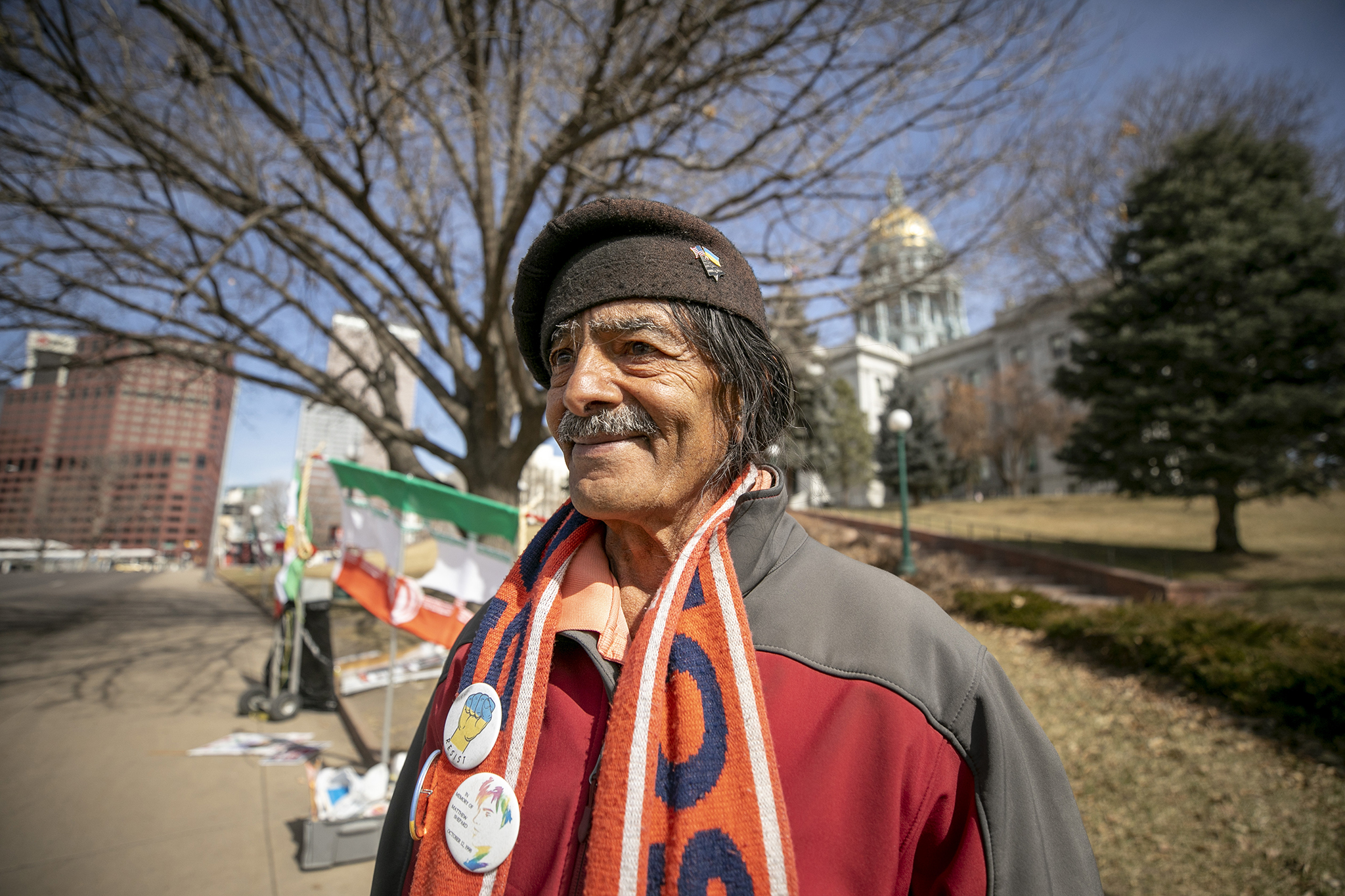 Rowshan Kia has been protesting Iran's government on Colorado's Capitol ...