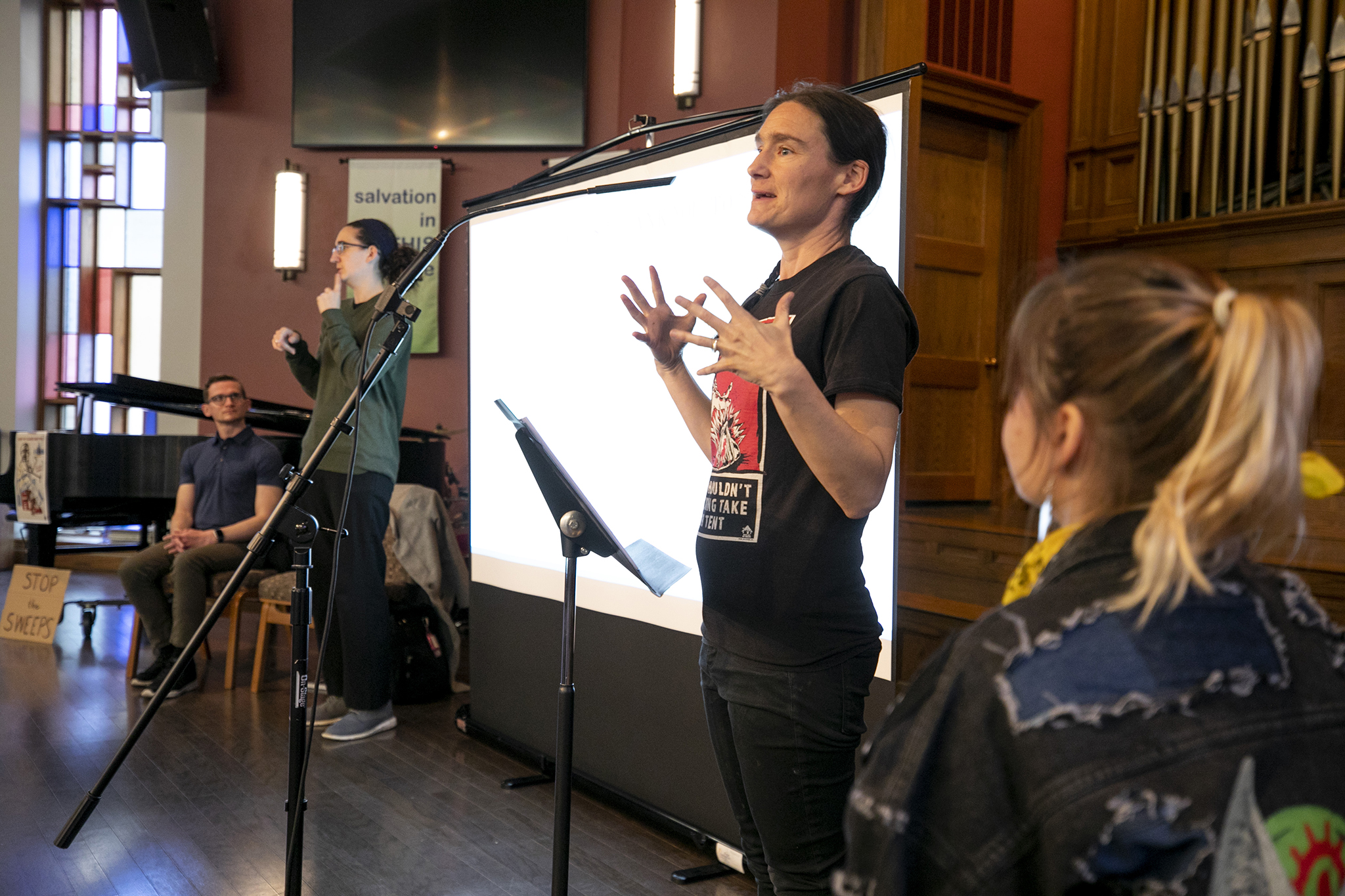 Advocates let Mike Johnston know what they thought of his plan to solve ...