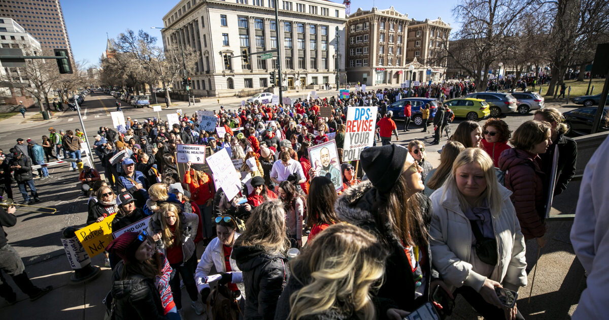 Thousands rallied for gun legislation for the third time this month ...