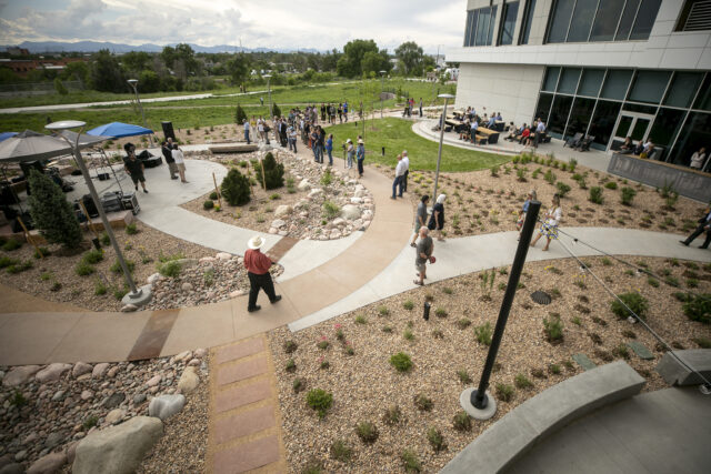 New green spaces, the Riverfront and Backyard, are now open at the ...