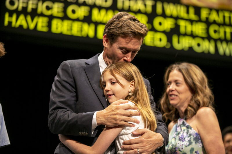 "Let's get to work": Mike Johnston, Denver's first new mayor in 12 years, is officially in ...