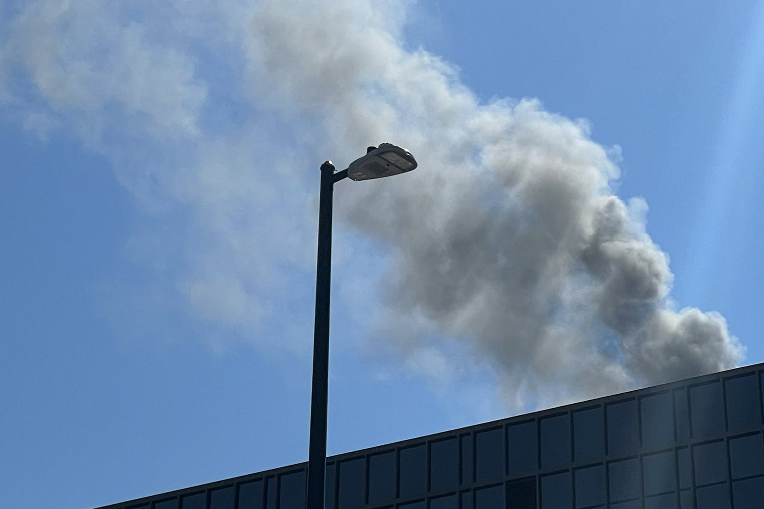 Boiler fire sends plumes of smoke spewing from downtown Sheraton Hotel ...