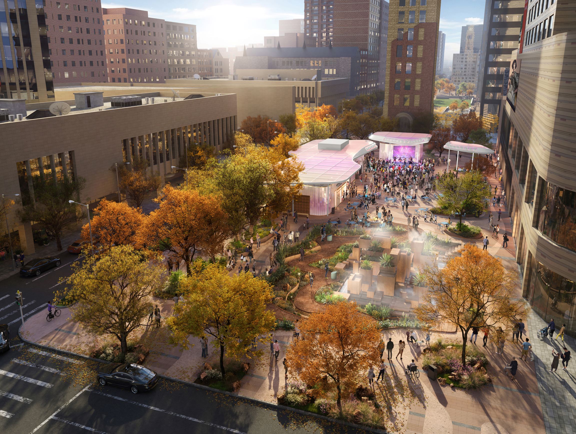 See how Denver reimagined Skyline Park, one acre of embattled land in ...