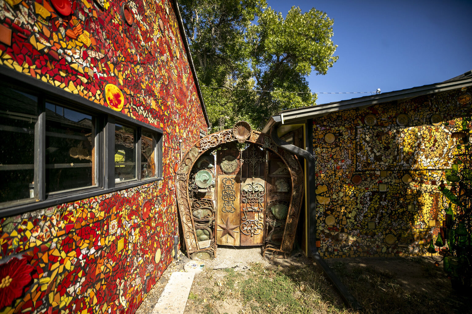 This East Colfax home was turned into mosaic art because, its owner ...