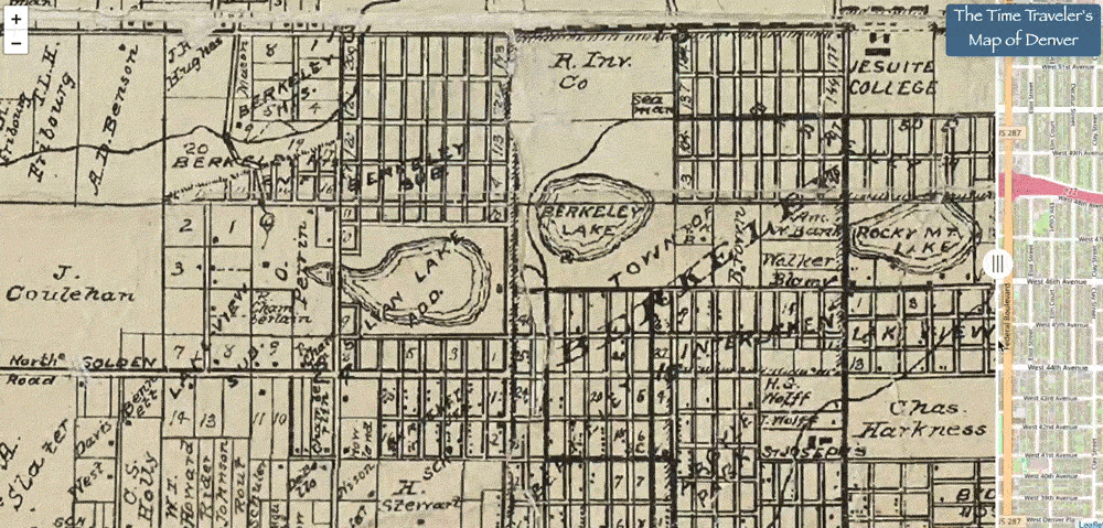 Dive into Denver history with the library's new time traveling map ...