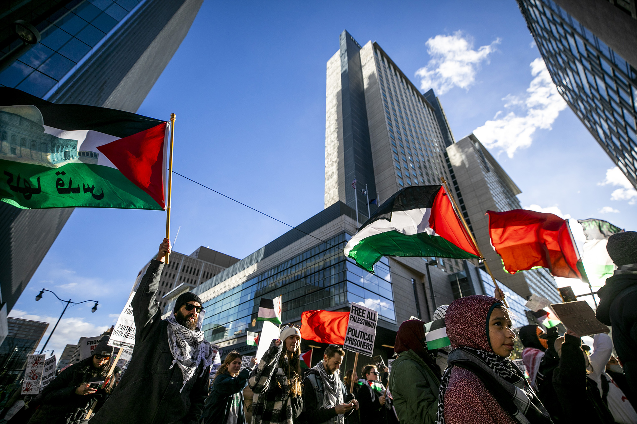 Four days of a conference for Israel, four days of protests for ...