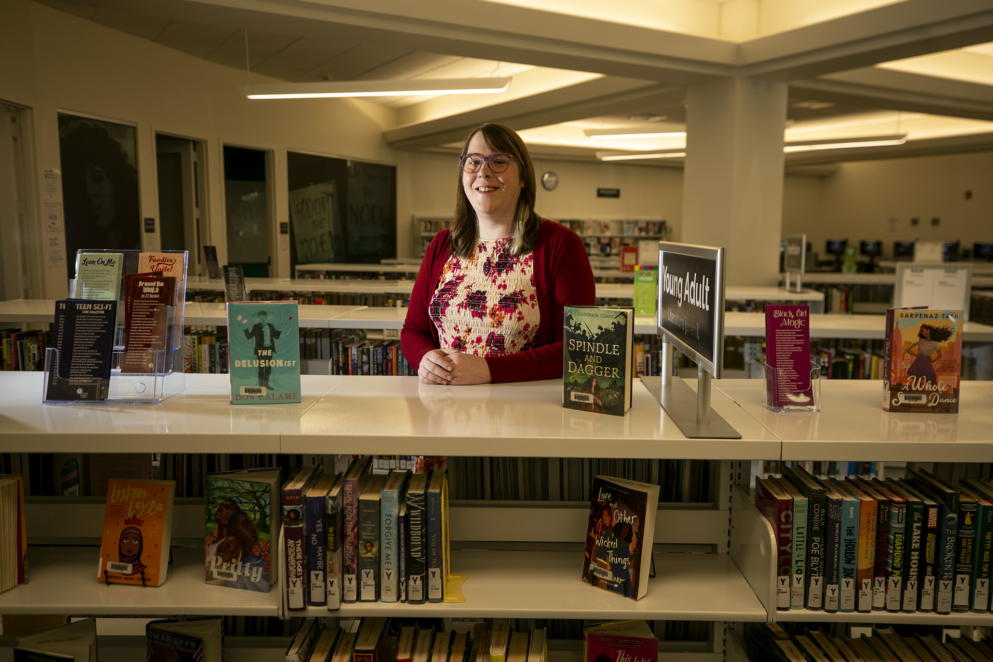 How do you get teens to visit the library? Maybe with a librarian ...