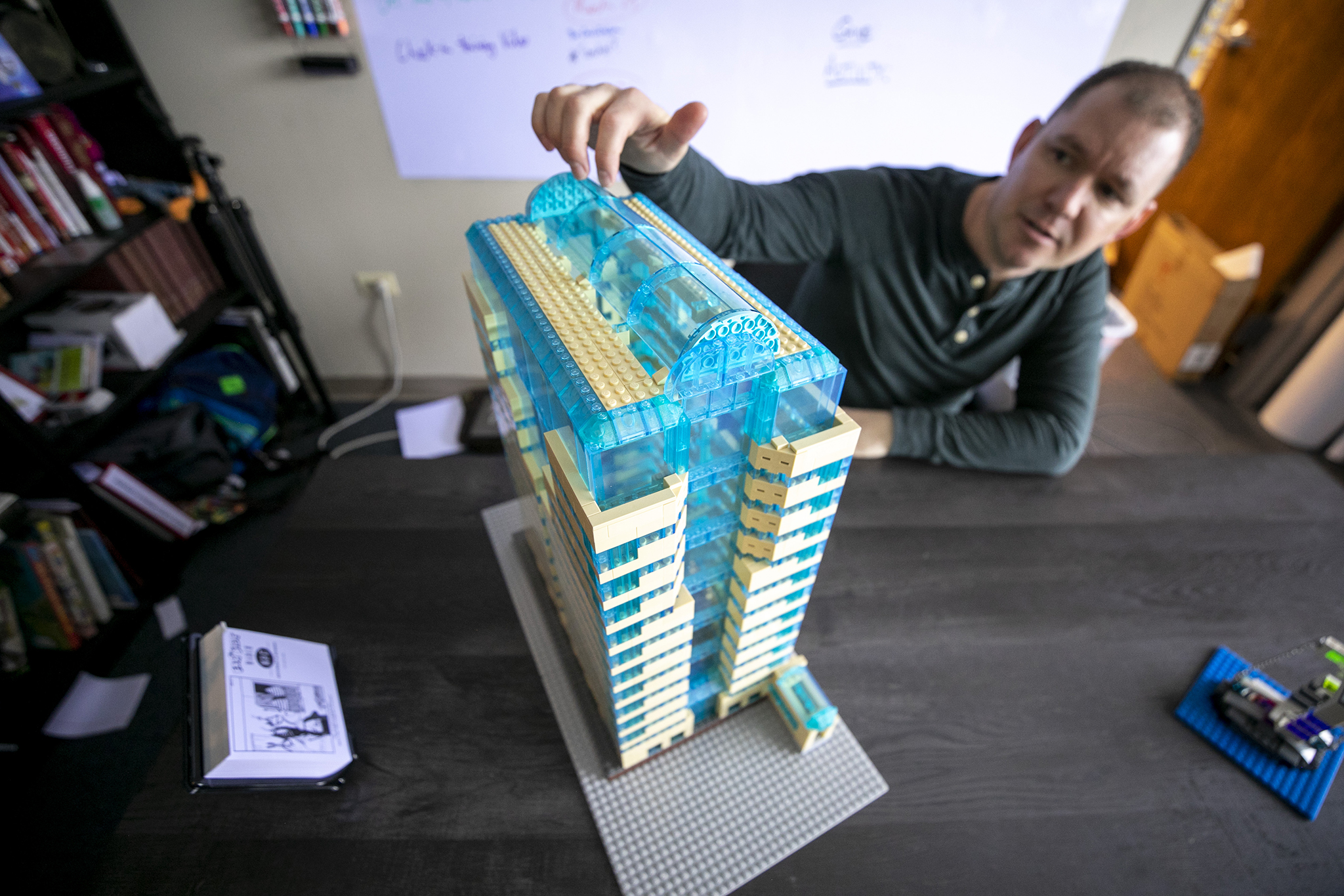 How a Denver pastor recreated his favorite local skyscraper with Legos