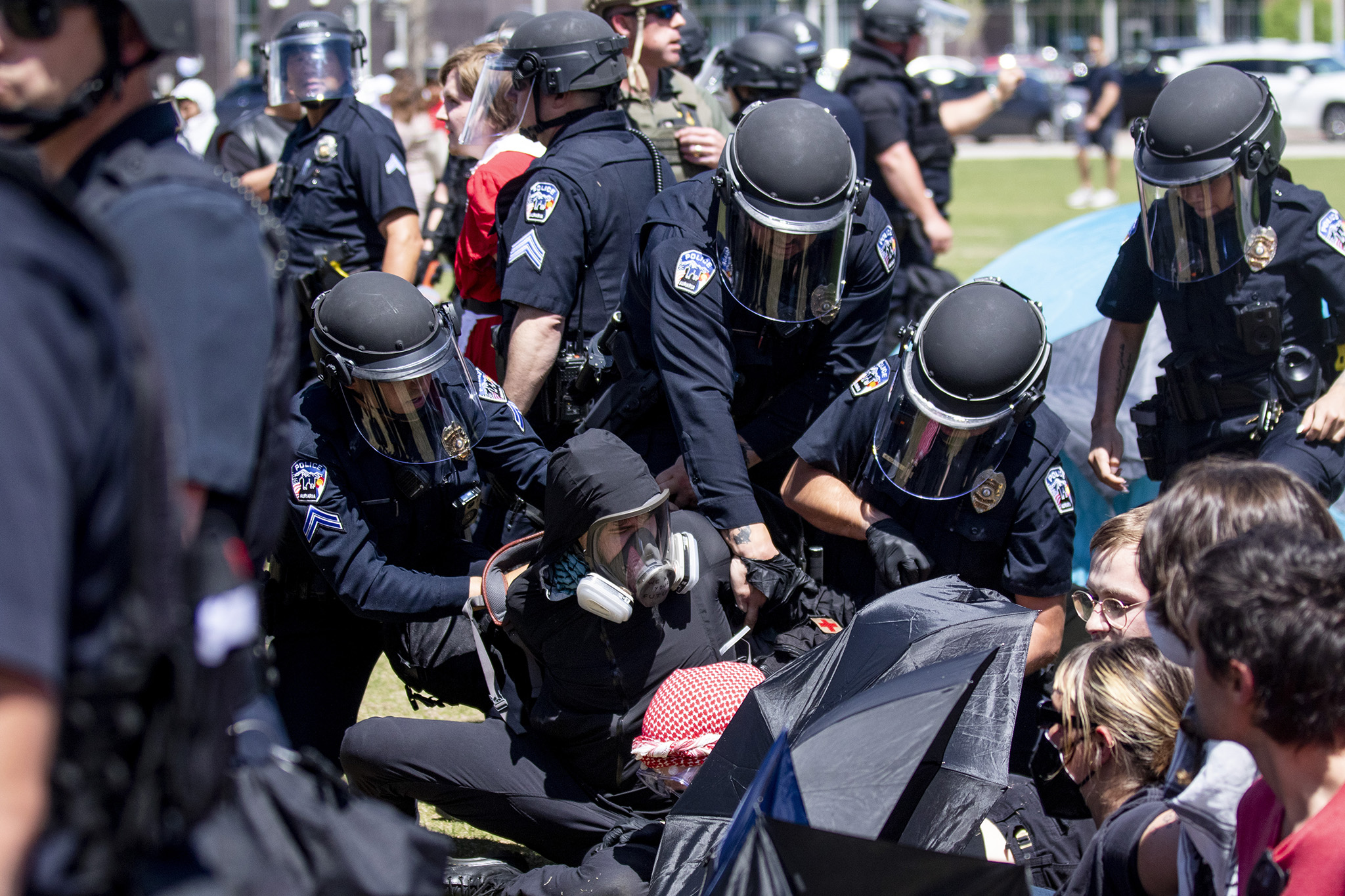 Arrested protesters sue Auraria police for free speech violations in ...
