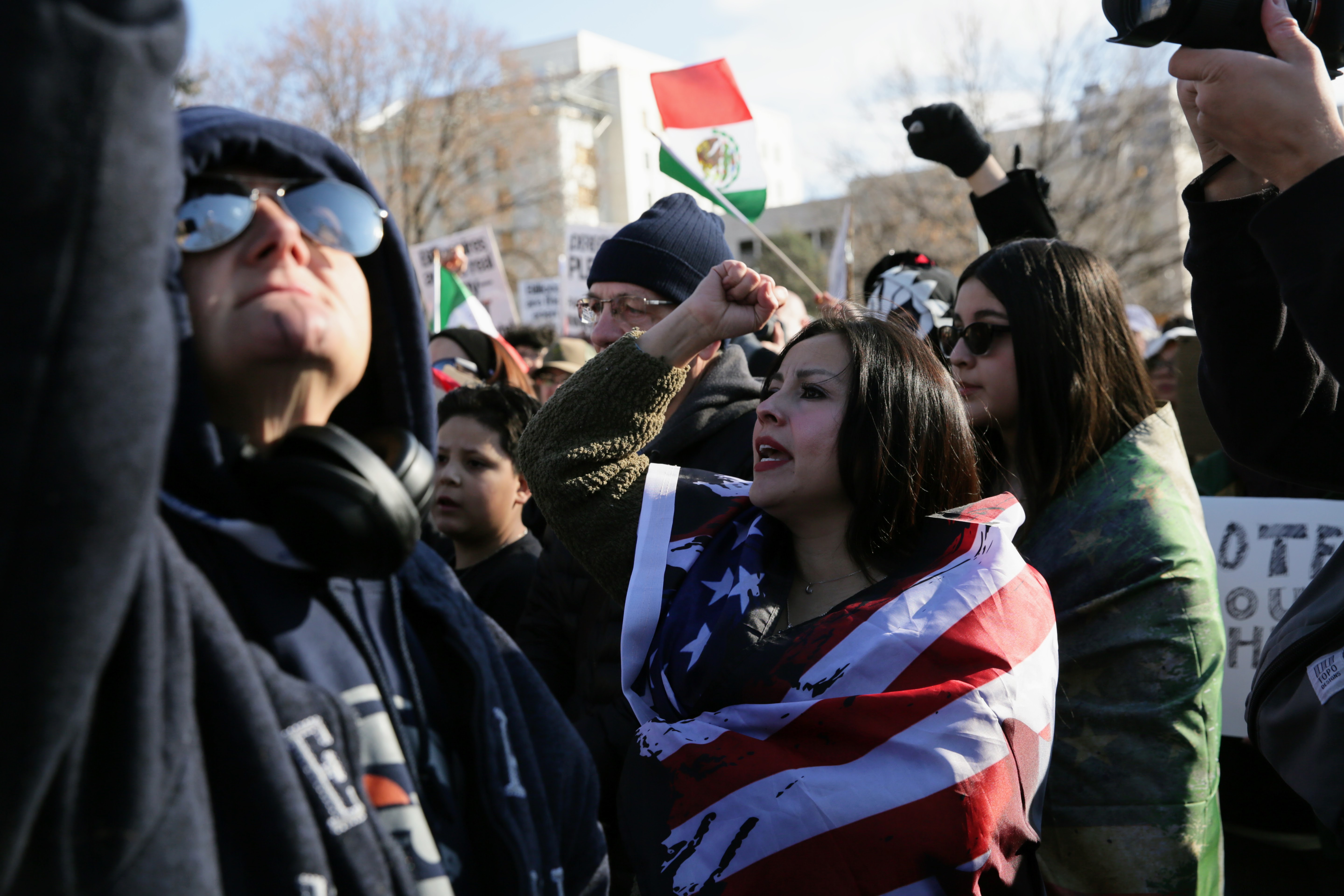 Pro-immigrant protest returns to Denver for second time this week