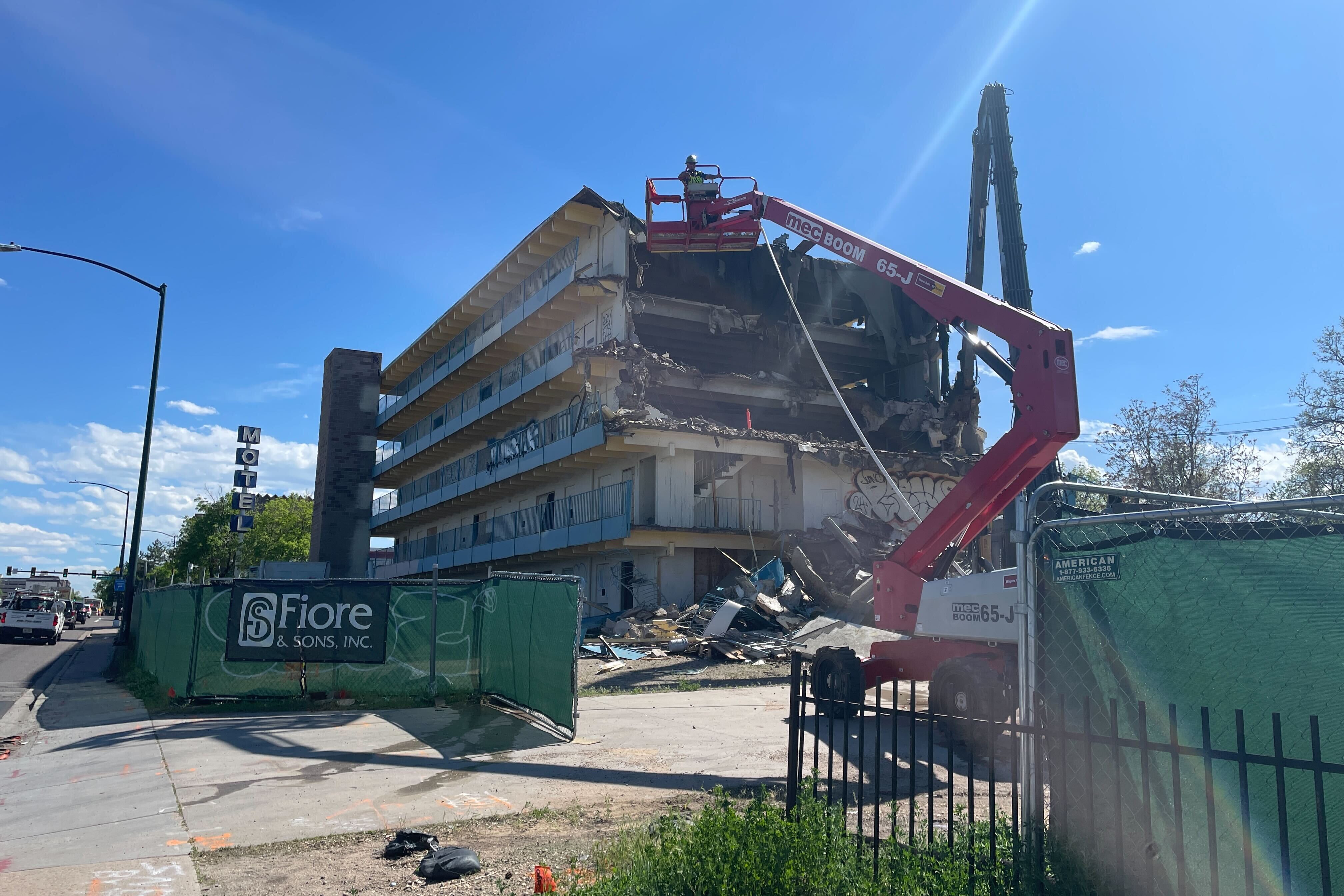 The Royal Palace Motel is getting torn down